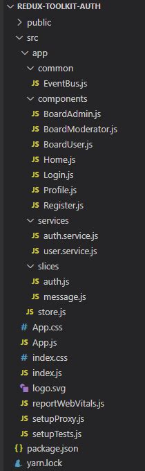 react redux toolkit authentication and authorization example bezkoder