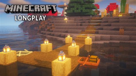 Building A Simple Dock No Commentary Minecraft Relaxing Longplay