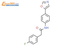 2 4 Fluorophenyl N 4 1 3 Oxazol 5 Yl Phenyl Acetamide 1626077 46 0