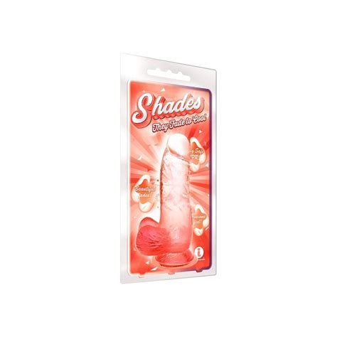 SHADES PENE REALISTICO PEQUEÑO DE GELATINA CORAL Sexplace es