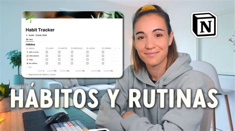 Notion Para H Bitos Y Rutinas S Per F Cil Youtube
