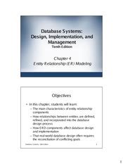 Entity Relationship Modeling Database Systems Design Implementation