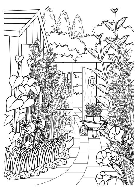 Desenhos De Jardim Para Colorir Atividades Educativas