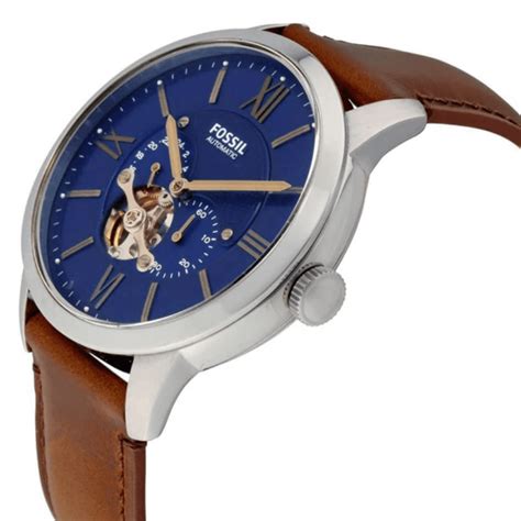 Fossil Townsman Automatic Blue Satin ME3110 Reloj Casual Automatico
