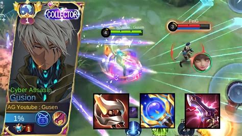 Wtf One Shot Build Gusion In Rankgame Must Watch Gusion Best
