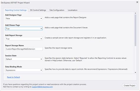 create an asp web forms application with a document viewer reporting tools