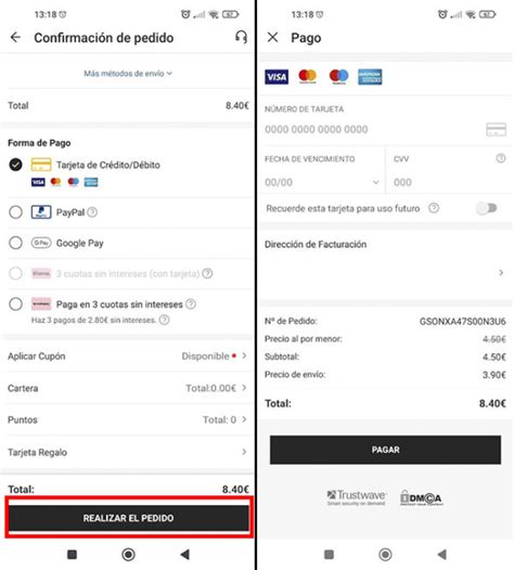 Cómo se puede pagar en Shein