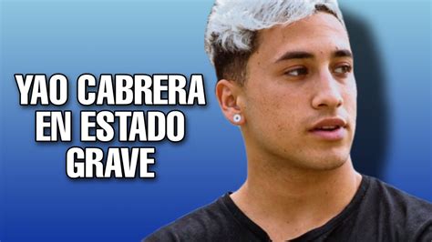 Yao Cabrera En Estado Grave Tras Caer De Un Tercer Piso Youtube