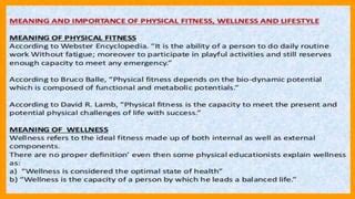Chapter 3 Physical Fitness Wellness And Lifestyle PPT