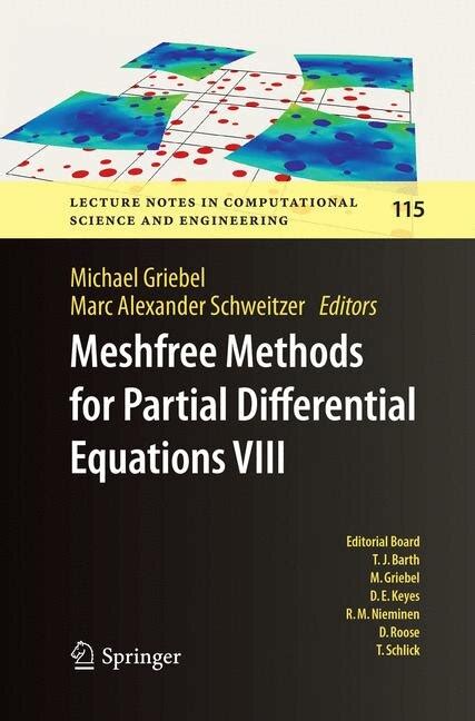 meshfree methods for partial differential equations viii indigo