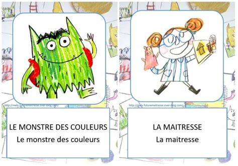 Le monstre des couleurs va à l école Mes tresses D Zécolles Monstre