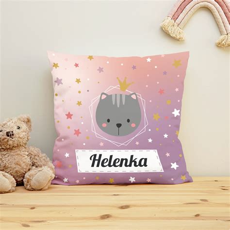 Poduszka z Imieniem na Dzień Dziecka Prezent dla Dziecka z Imieniem
