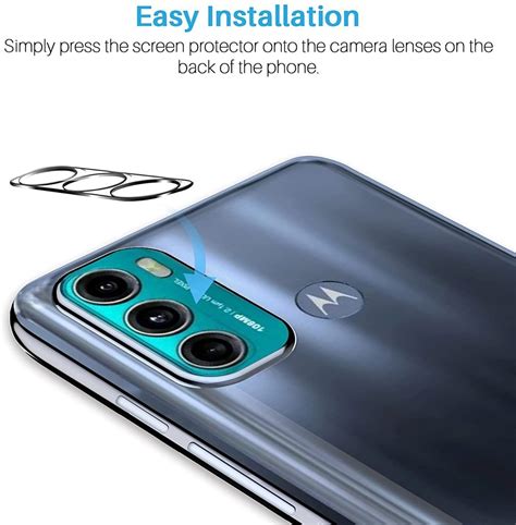 2 2 Unidades Para Lente De Cámara Moto G60 Y Mica Templada Mercado