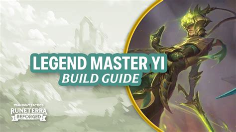Why Everyone Is Playing Master Yi Master Yi Guide Tft Set Youtube