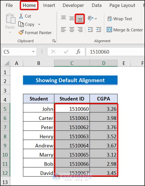 All Types Of Alignment In Excel Explained In Detail Exceldemy