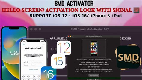 SMD ACTIVATOR ICloud Bypass Hello Screen Activation Lock Iphone
