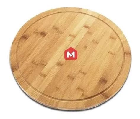 Set X Tabla Pizzera Bambu Cm Para Pizza Redonda Madera En Venta En