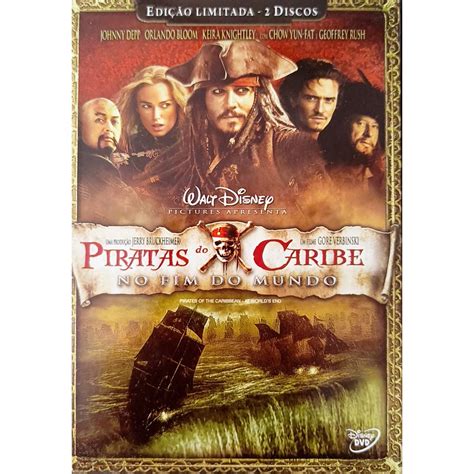 DVD Original Piratas do Caribe No Fim do Mundo Edição Limitada 2