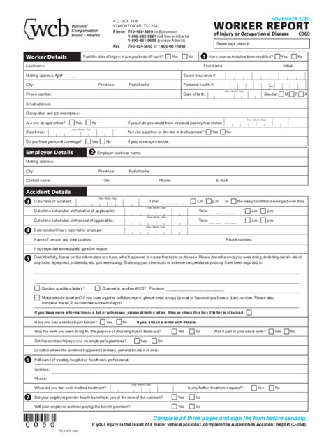 Wcb Forms For Employees Fill Out Sign Online Dochub