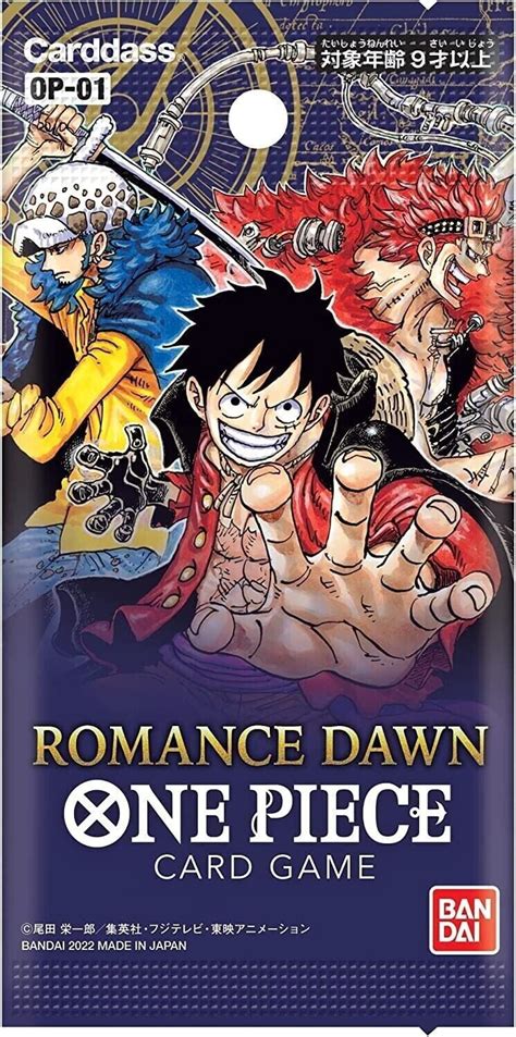 One Piece Trading Card Game Romance Dawn Booster Pack Japanese 9 Cards