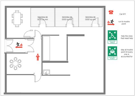 Emergency Floor Plans Edrawsoft Template Edrawmax Templates The Best