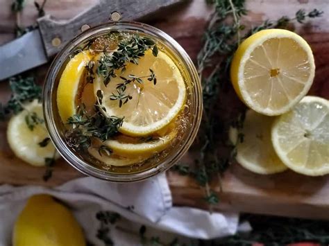 Honey Lemon Cough Syrup Recipe With Thyme A Farm Girl In The Making