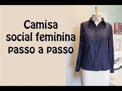 Molde de camisa feminina passo a passo fácil para costurar uma camisa