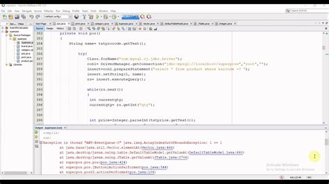 Exception In Thread AWT EventQueue 0 Java Lang