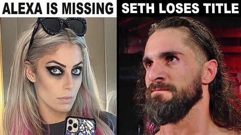 Seth Rollins Loses United States Championship Alexa Bliss Gone