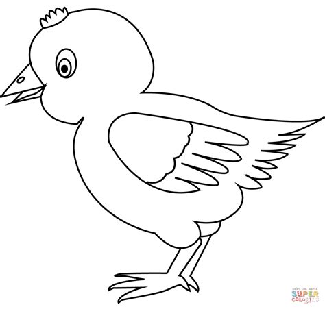 Dibujo De Pollo Para Colorear Dibujos Para Colorear Imprimir Gratis