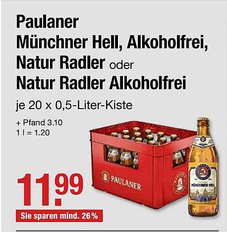 Paulaner M Nchner Hell Alkoholfrei Natur Radler Oder Natur Radler