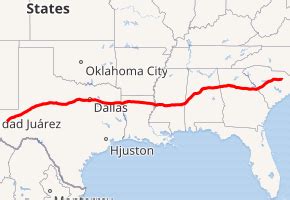 I Highway Map