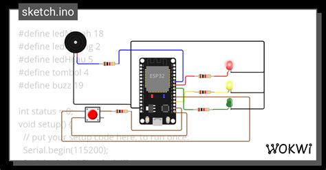 lat 1 simulasi arduino wokwi esp32 stm32 arduino simu