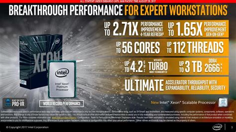 Intel Announces Xeon W Workstation CPUs Skylake SP And ECC Memory