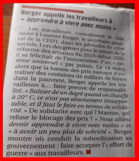 Encore Fallait Il Que Je Le Susse On Twitter Laurent Berger Le