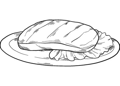 Desenhos De Carne Para Colorir Pintar E Imprimir Colorironline