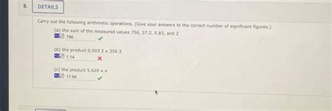 solved carry out the following arithmetic operations give