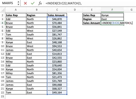 7 Easy Steps To Master INDEX MATCH With Multiple Criteria