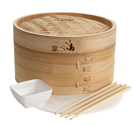 Prime Home Direct Panier vapeur en bambou de 25 4 cm machine à
