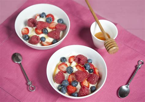 Fromage Blanc De Ch Vre Au Miel Et Aux Fruits Rouges Et Si C Tait Bon