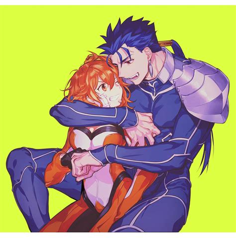 Fujimaru Ritsuka Cu Chulainn Cu Chulainn And Fujimaru Ritsuka Fate