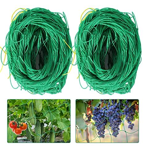 Kikhope Lot De 2 Filets De Treillis Pour Plantes Grimpantes 1 8 X 5 M