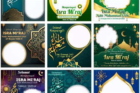30 Link Twibbon Isra Miraj Nabi Muhammad SAW 2023 Dengan Desain Yang