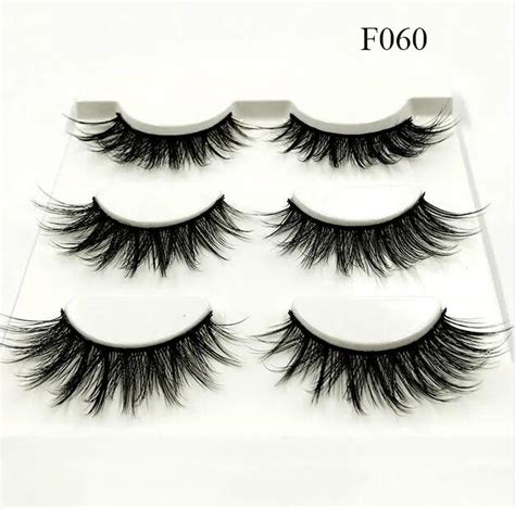 D F Pairs False Eyelashes Natural Long Makeup D Mink Lashes