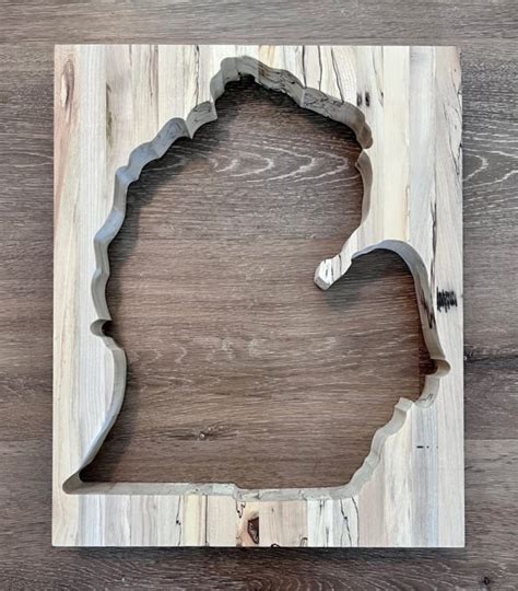 Lower Peninsula Michigan Cut Out Rip Cut Woodworking