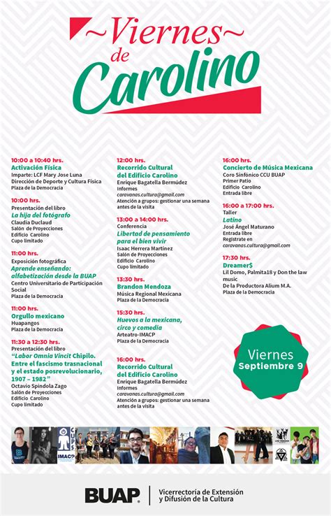 Viernes de Carolino Benemérita Universidad Autónoma de Puebla