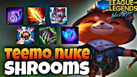 Teemo Insane Shrooms Build Wild Rift Youtube