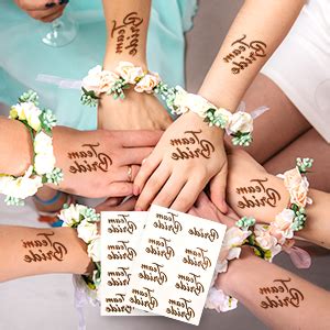 Zeyou Junggesellenabschied Frauen St Ck Team Bride Set Bride To Be