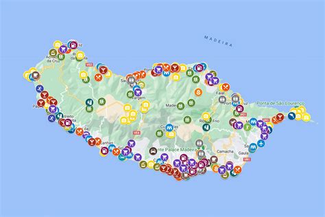 Madeira Tourist Guide Interactive Map Tomas Havel Photography
