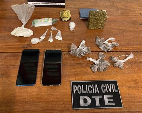Investigados que vendiam drogas a mando de detento do Iapen são presos